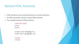 Computer fundamentals-internet p2 | PPTX | Web Design and HTML | Internet