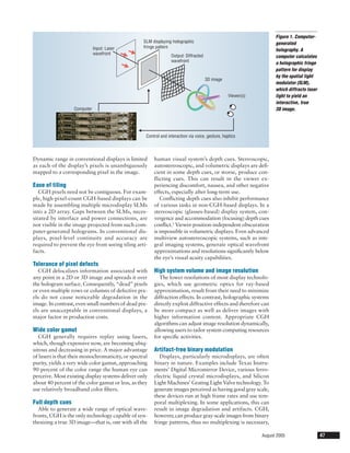 Computer generated holography as a generic display technology | PDF