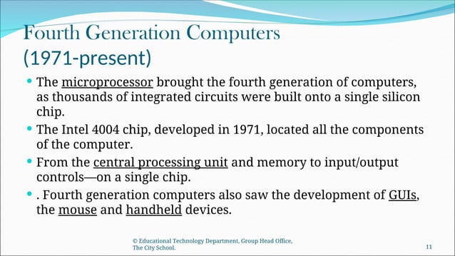 computer system servicing computer-generations-1.ppt | Desktops | Computing