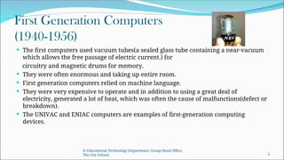computer system servicing computer-generations-1.ppt | Desktops | Computing