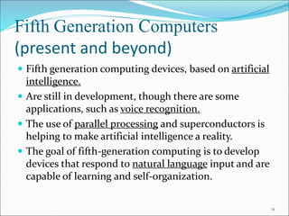 The Five Generations of Computers | PPTX