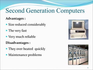 The Five Generations of Computers | PPTX