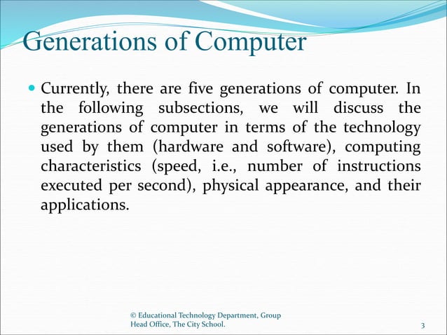 computer-generations.ppt | Computing | Technology & Computing