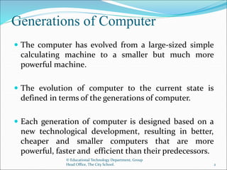 computer-generations about computer history | PPT