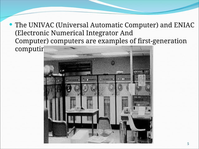 The five generatios of computers-history | PPT