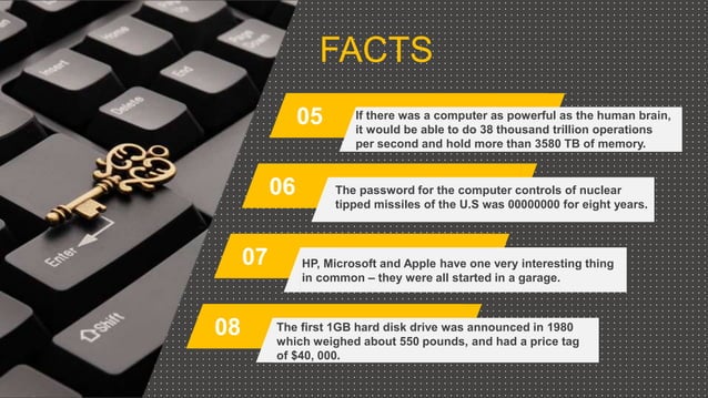 10 FACTS ABOUT Computer | PPT