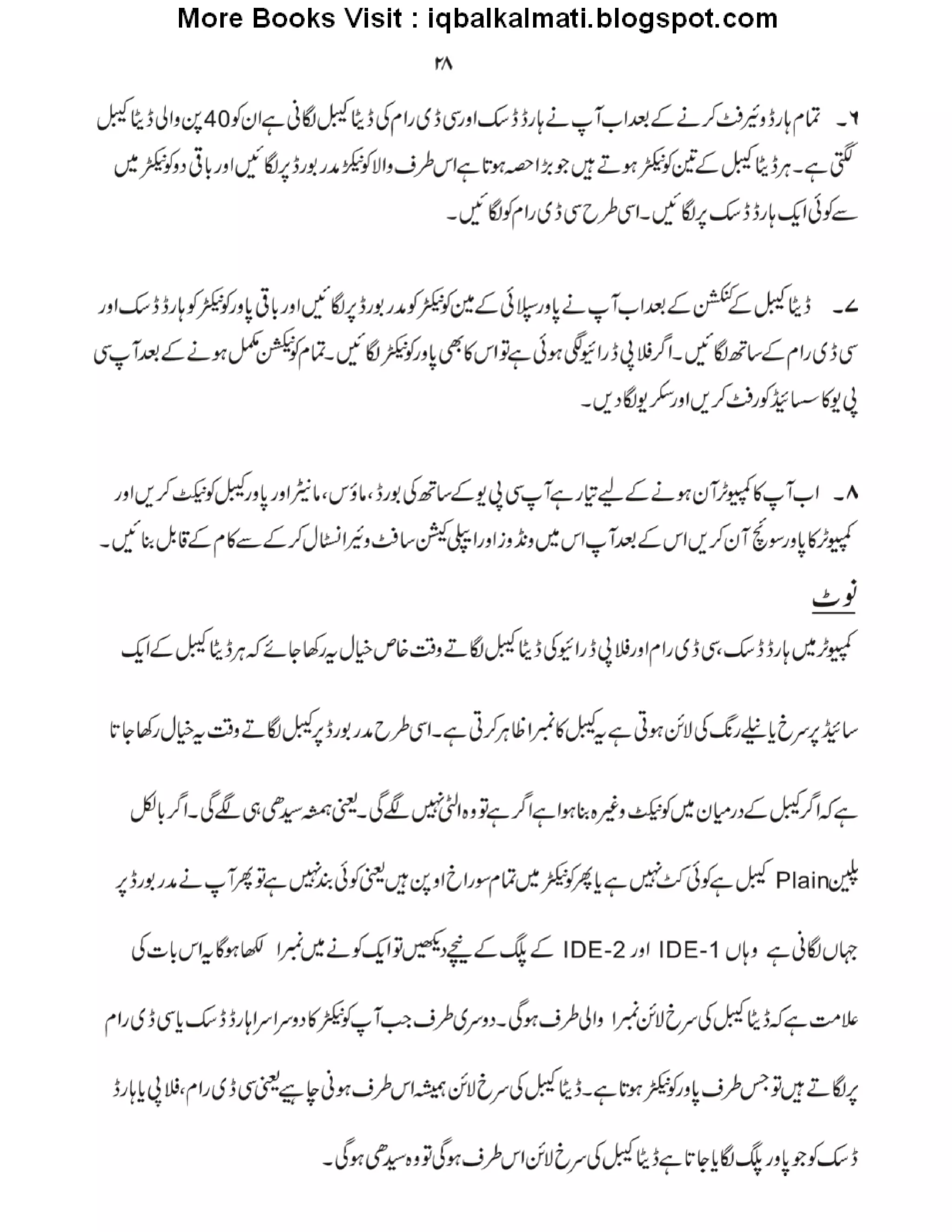 Computer guide-urdu | PDF