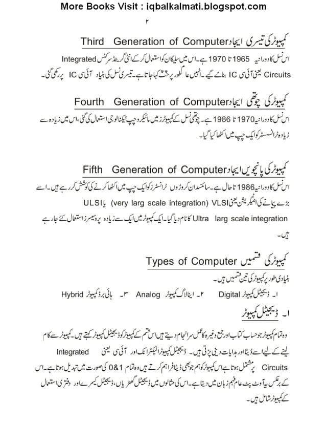 Computer guide-urdu | PDF