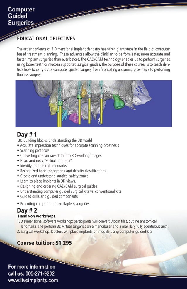 Computer guided-surgery-courses | PDF | Dental Health | Diseases and ...