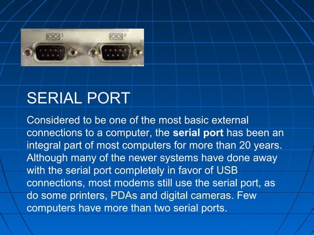 Computer hardware-ports-connectors | PPT