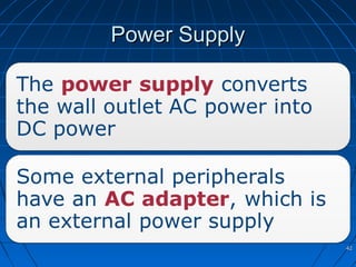 Computer hardware-ports-connectors | PPT