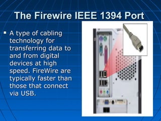 Computer hardware-ports-connectors | PPT