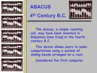 Computer history | PPTX