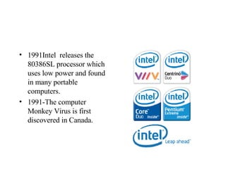 computer history and flow 1990-1991 10/12/07 | PPT