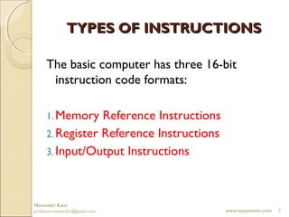 Computer instructions | PPT