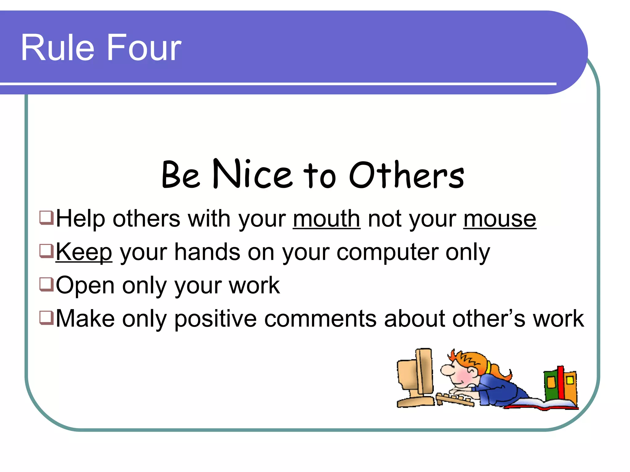 Rules of the Rails | PPT | Computer Peripherals | Computing