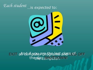 Computer Lab Rules | PPT