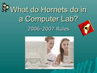 Computer Lab Rules | PPT