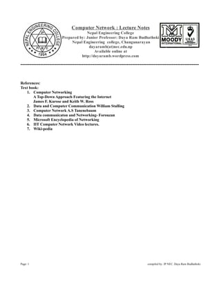 Computer network-notes-pu | PDF