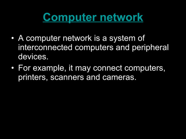 Computer network ppt | PPT | Computer Networking | Computing