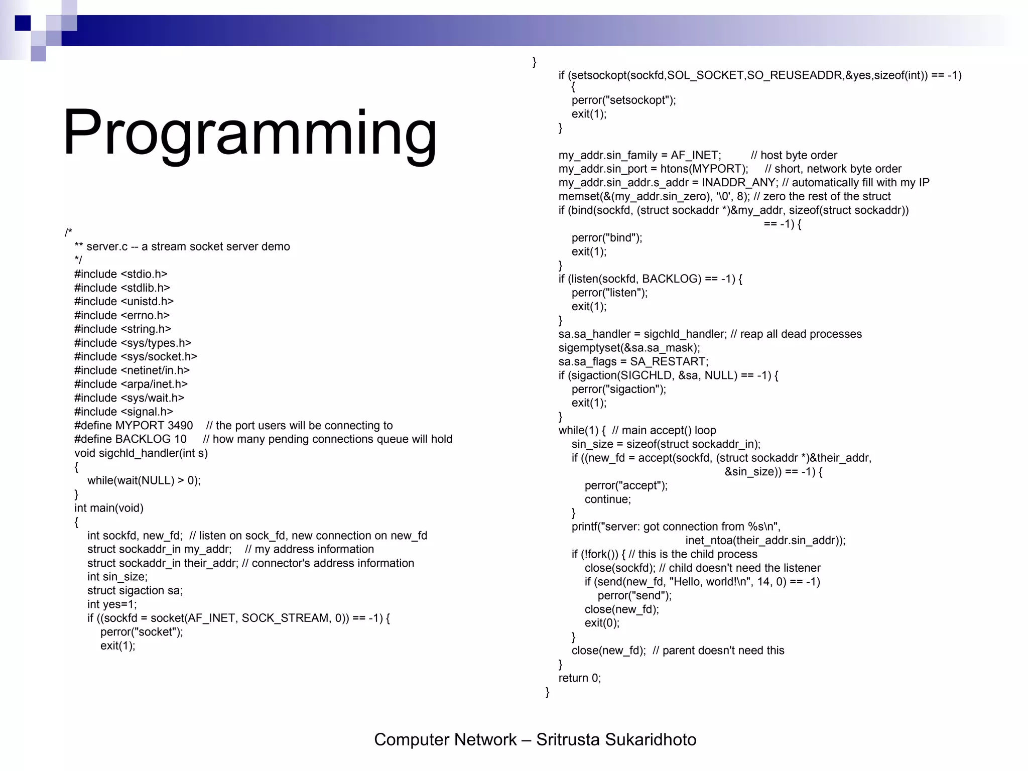 Computer networkppt4577 | PPT