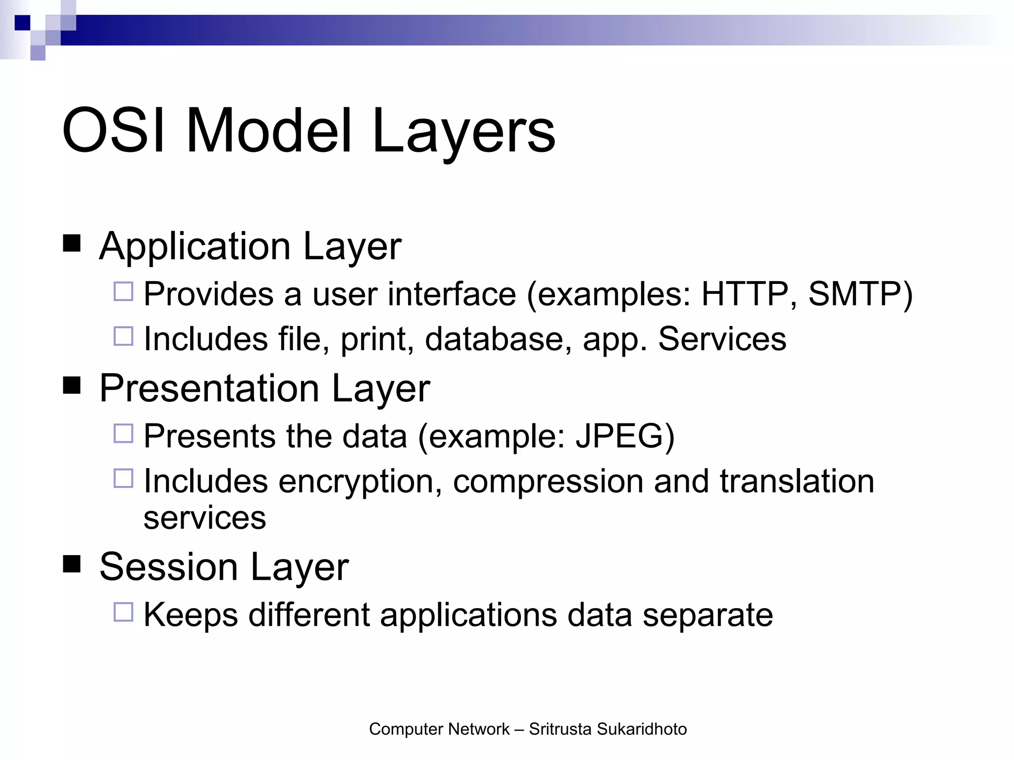 Computer networkppt4577 | PPT