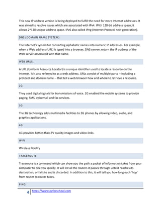 Computer networks - CBSE New Syllabus (083) Class - XII | PDF