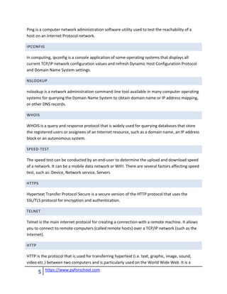 Computer networks - CBSE New Syllabus (083) Class - XII | PDF