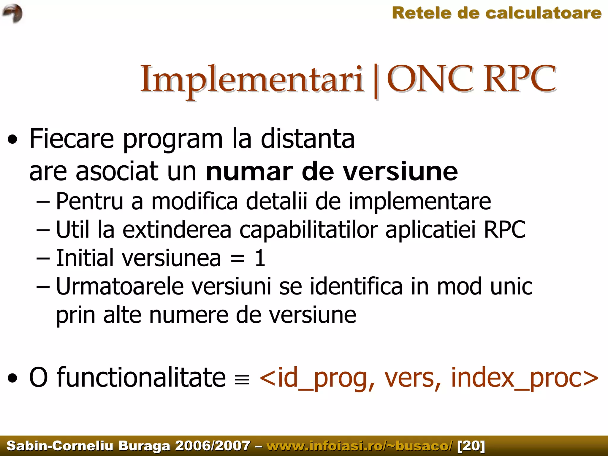 Computer Networks. RPC | PPT