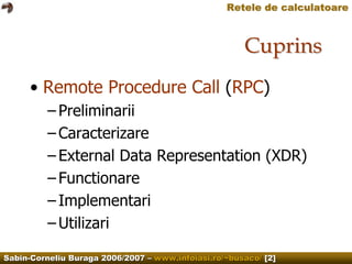 Computer Networks. RPC | PPT