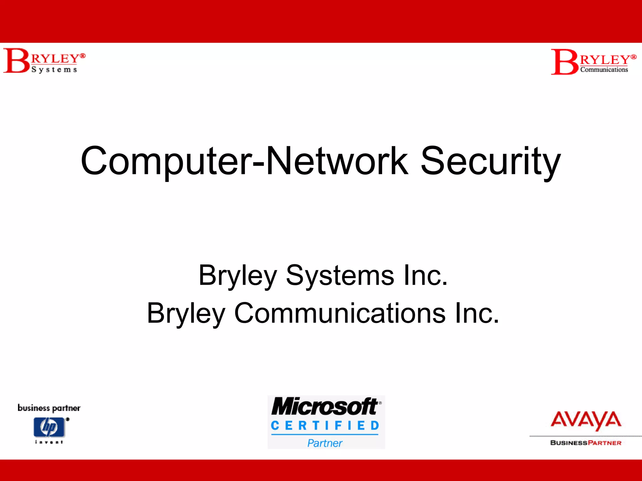 Computer Network Security | Ppt