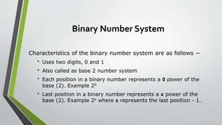 Computer - Number System this is very help full | PPTX