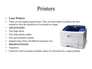 Computer Output Devices | PDF