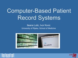 Computer Patient Record | PPT