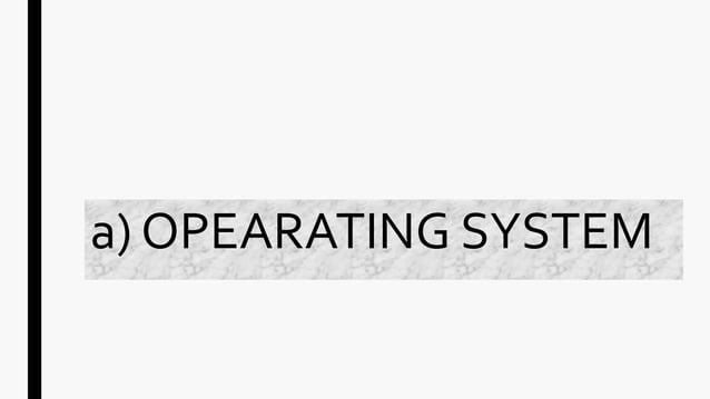Computer operating system and network model | PPT