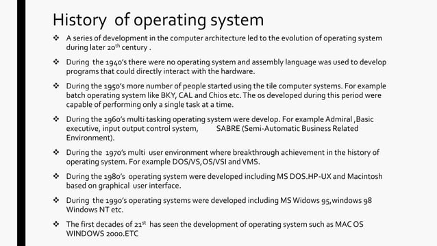 Computer operating system and network model | PPT