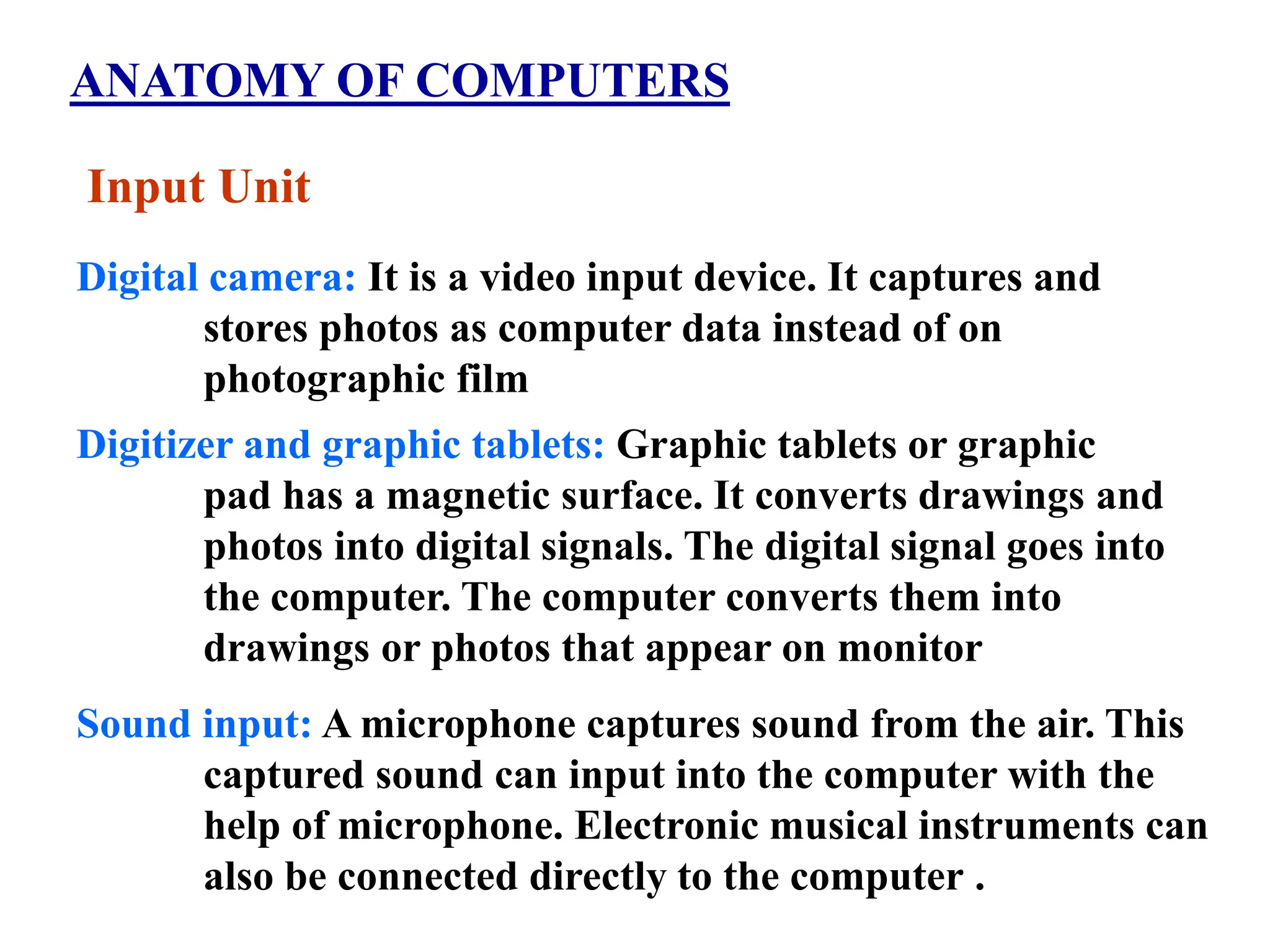 Computer, introduction, features, anatomy, | PPT