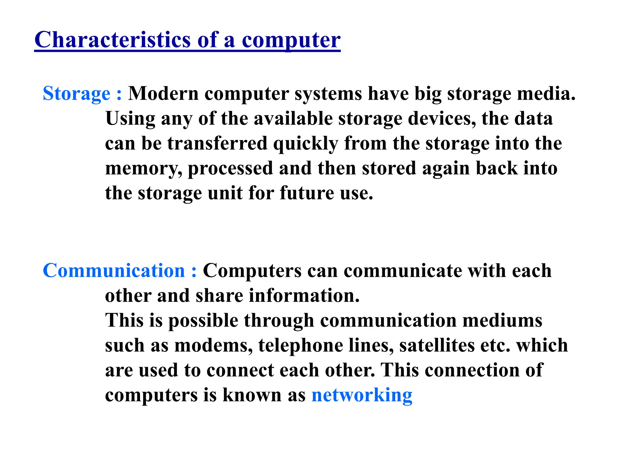 Computer, introduction, features, anatomy, | PPT
