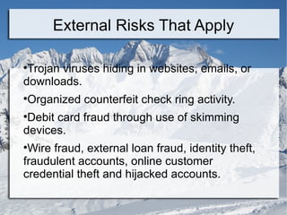 Computer related risks presentation | PPT