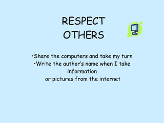 Computer Rules Presentation | PPT