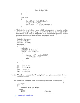 Computer science-2010-cbse-question-paper | PDF