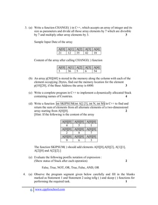 Computer science-2010-cbse-question-paper | PDF