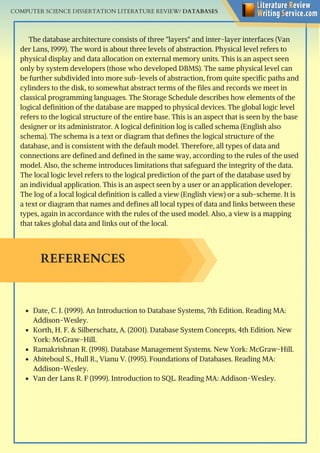 Computer Science Dissertation Literature Review Example | PDF ...