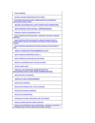 Computer Science | DOC | Web Development | Internet