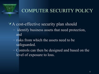 Computer Security Policy D | PPT