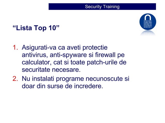 Computer Security Awareness Training | PPT