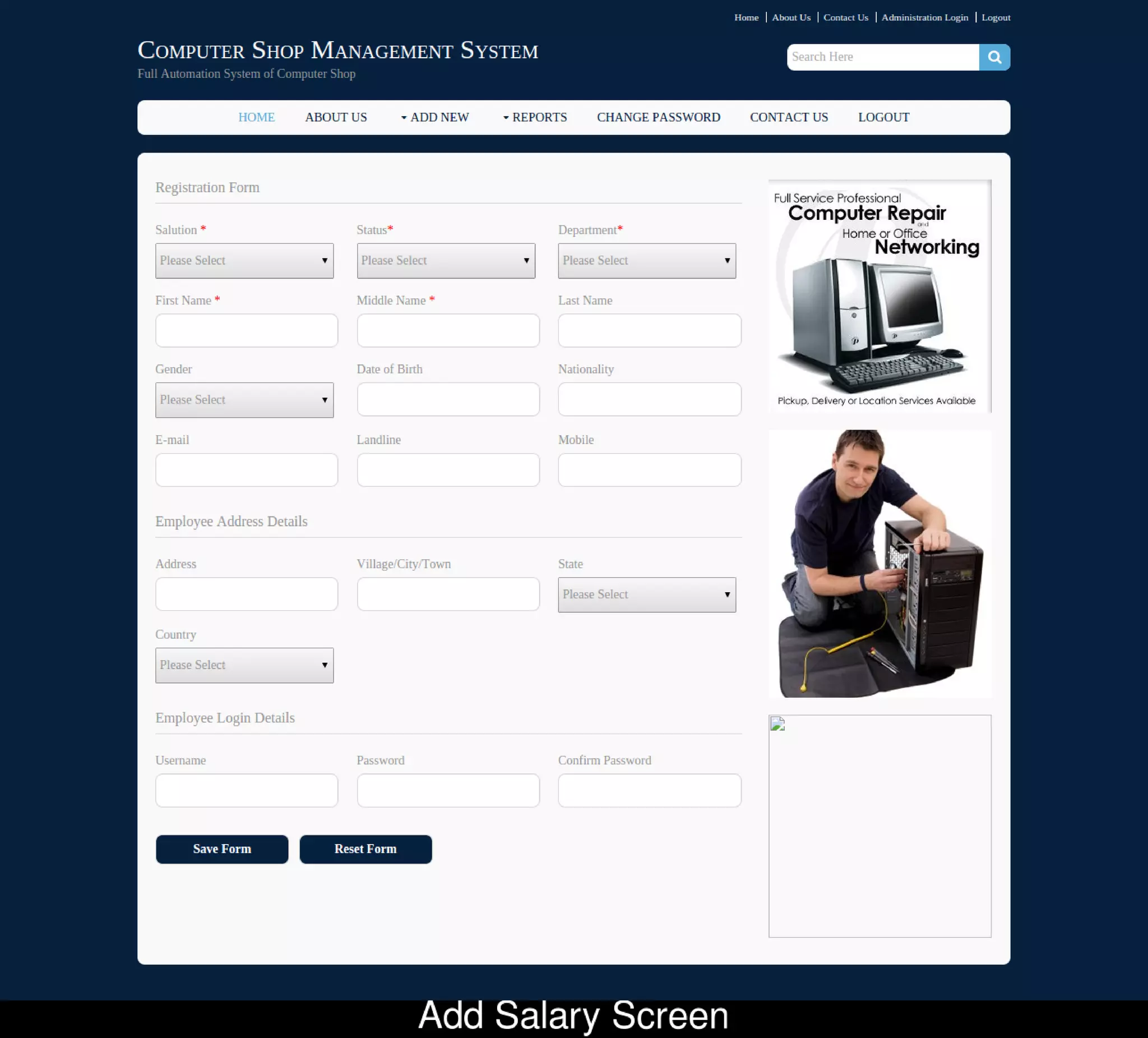 JSP Project on Computer Shop Management System | PDF