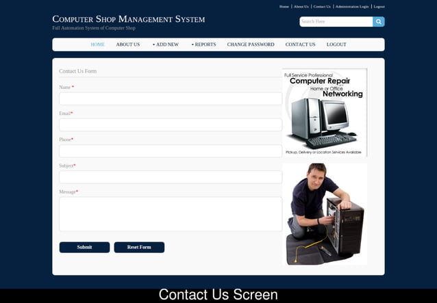 JSP Project on Computer Shop Management System | PDF
