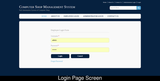JSP Project on Computer Shop Management System | PDF