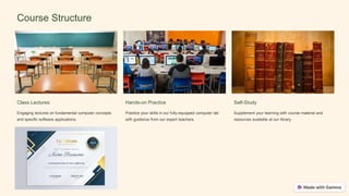 Computer Short Course in Rawalpindi | PPTX